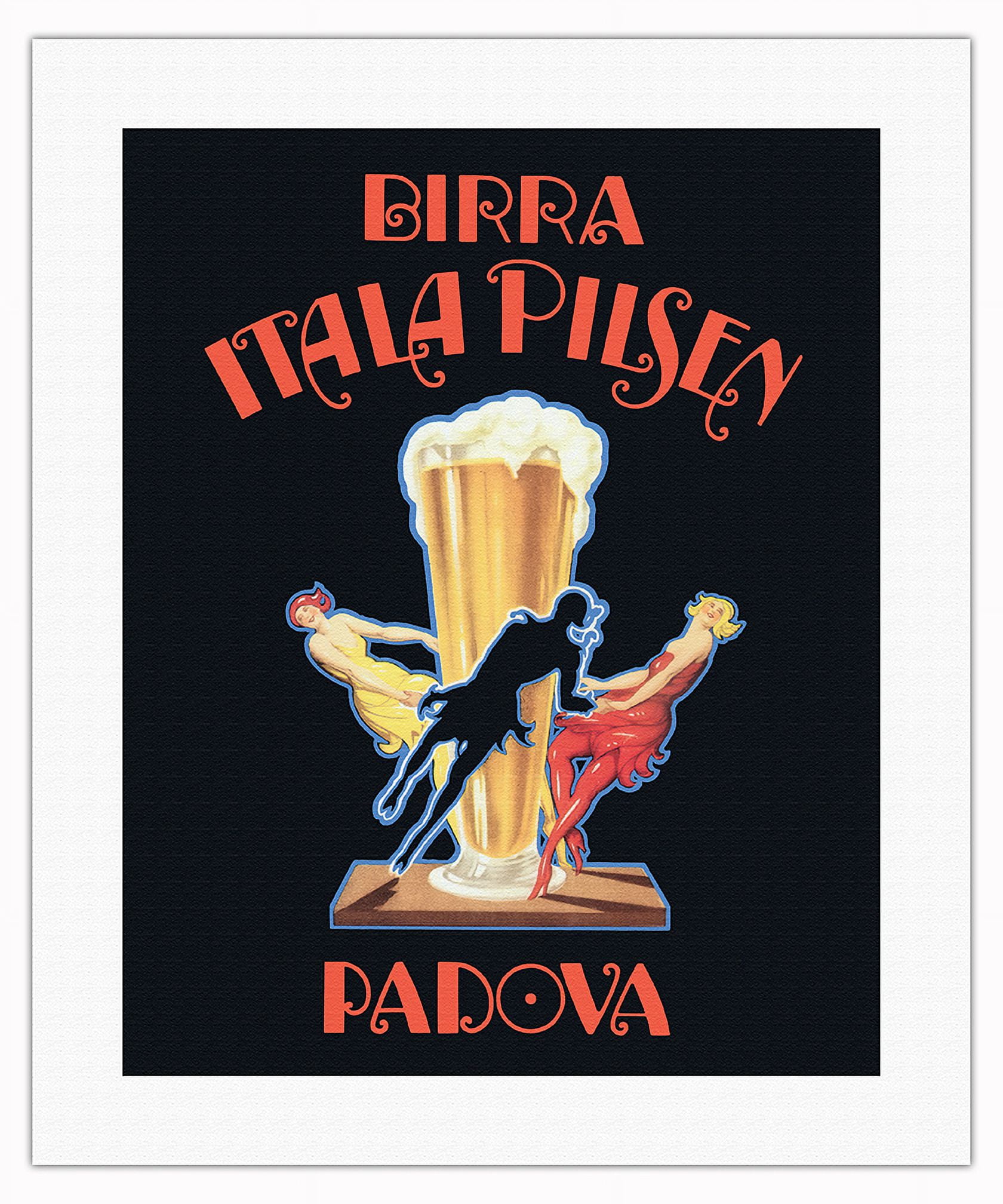 Padova Italian Pilsen Beer (Birra Itala Pilsen) - Vintage Advertising ...