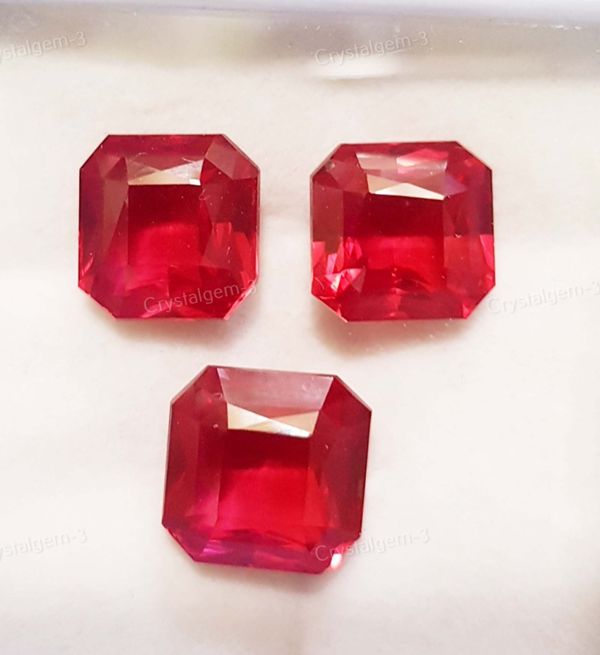 Padparadscha Sapphire Princess Cut 34.55 Crt Padparadscha Sapphire for ...