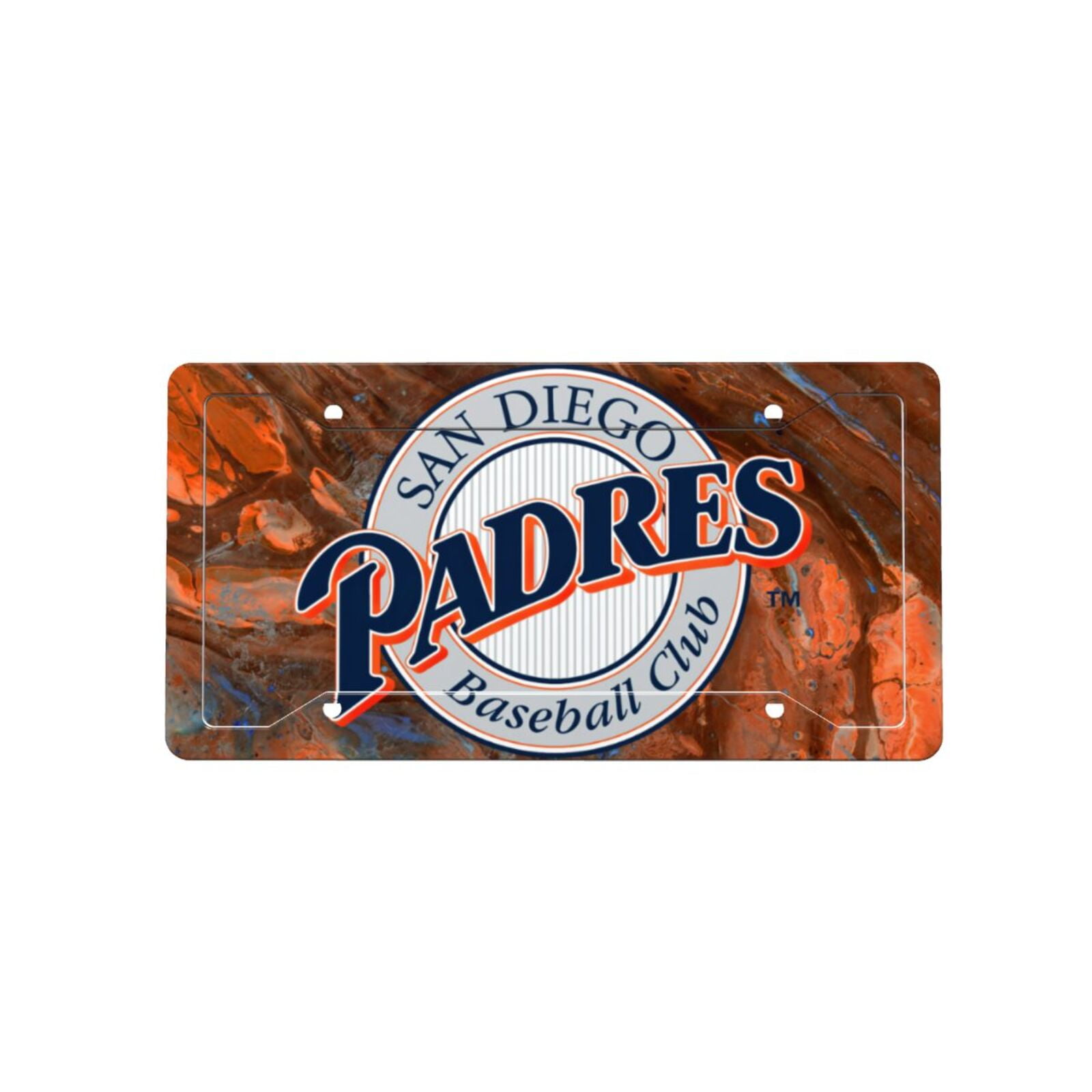 Padres 2025 Model Custom American Football Team Logo License Plate ...