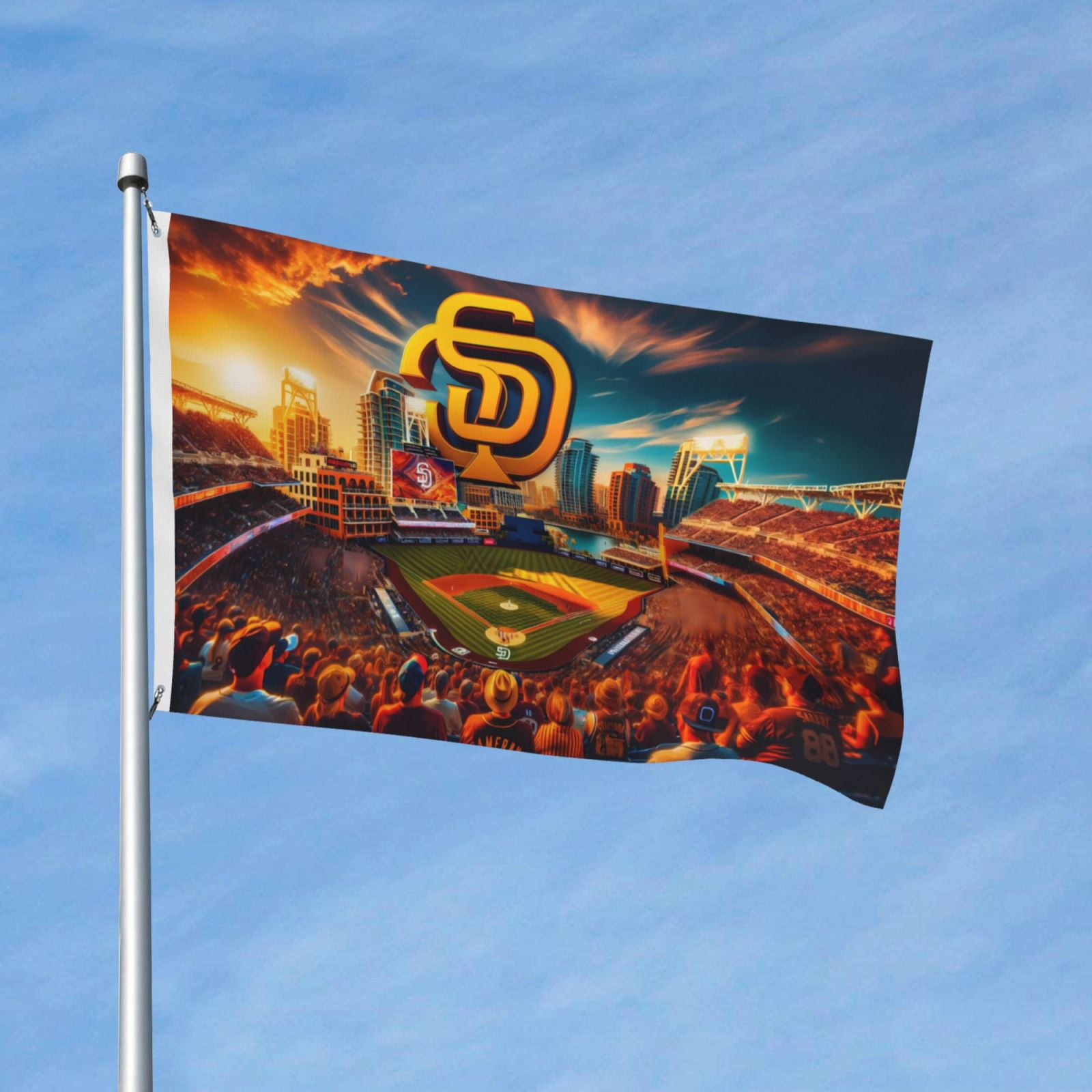 Padres Baseball Team 3x5 ft Indoor and Outdoor Double Sided Flag ...