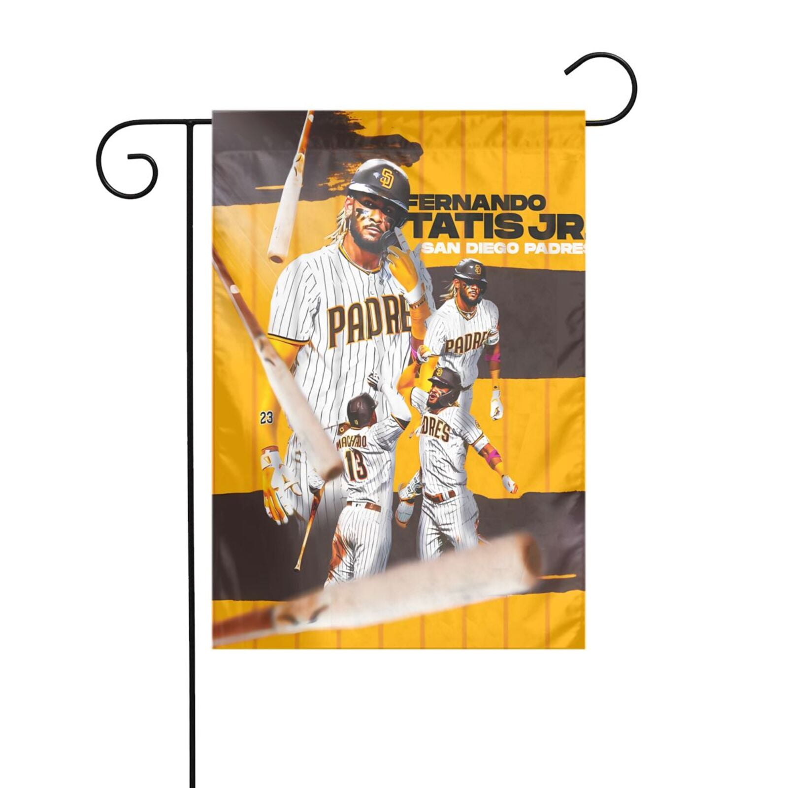 Padres Baseball Team Custom Garden Flag Vertical 12x18 Inch Welcome ...