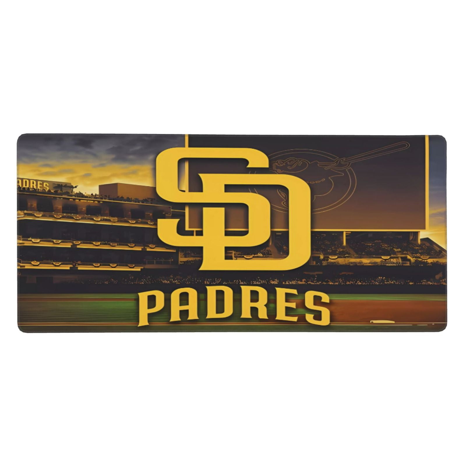 Padres Baseball Team Custom Thick Keyboard Mat 16x35.5 Inch, Extra Wide ...