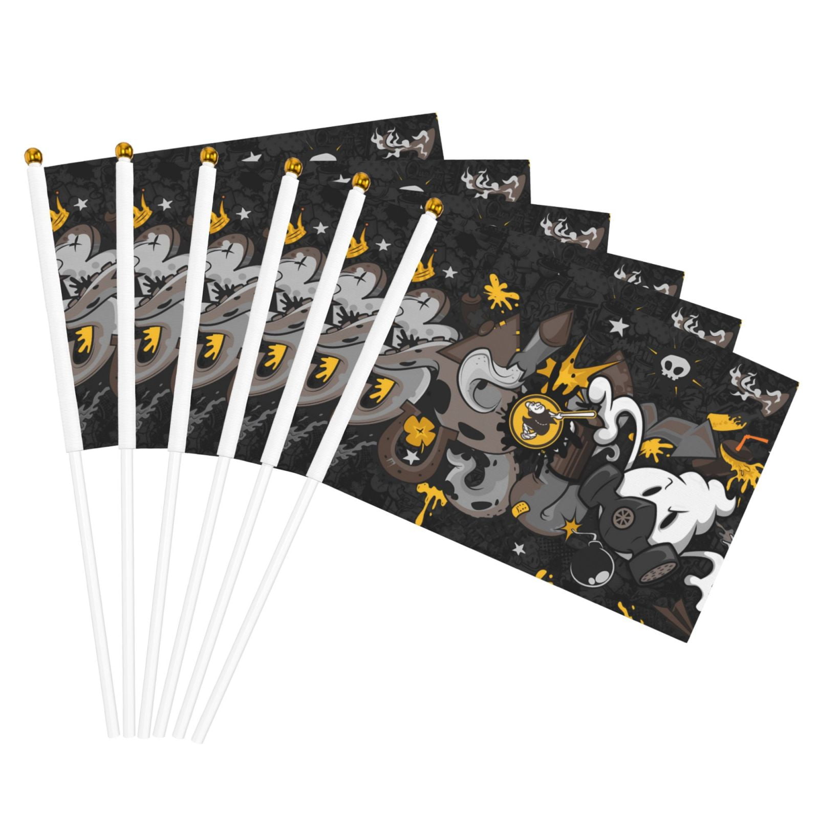 Padres Baseball Team Double Sided Hand Waving Flag, Spectator Hand ...