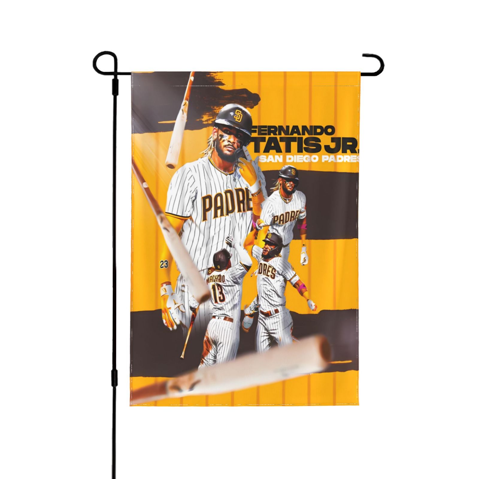 Padres Baseball Team Front Garden Flag, Fans Spectator Flag Hanging ...