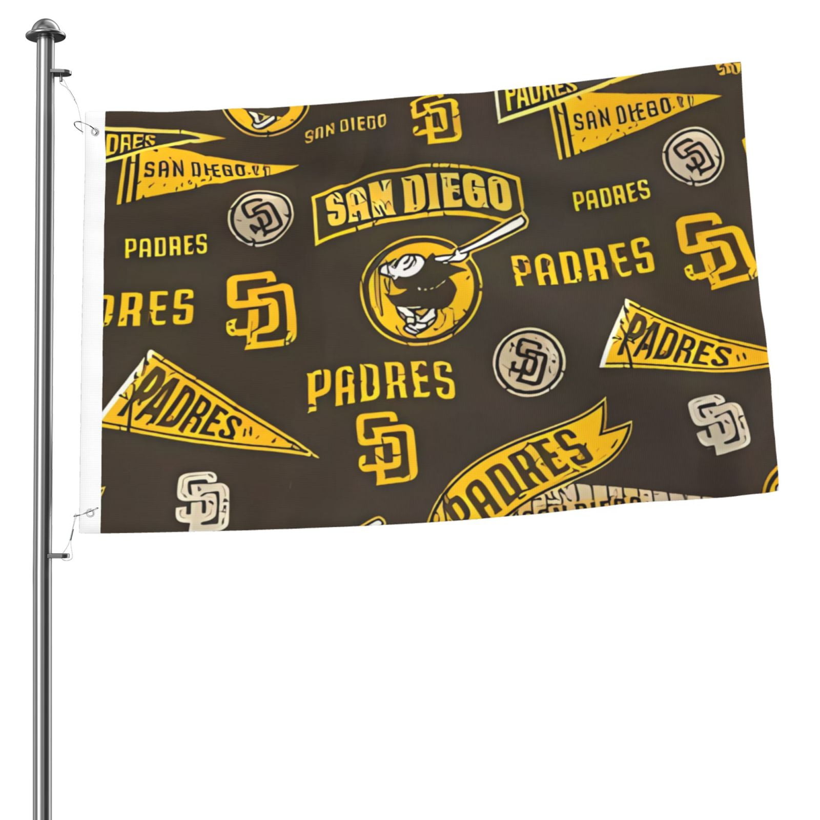 Padres Baseball Team Garden Flag Indoor Outdoor Decoration Double Sided ...