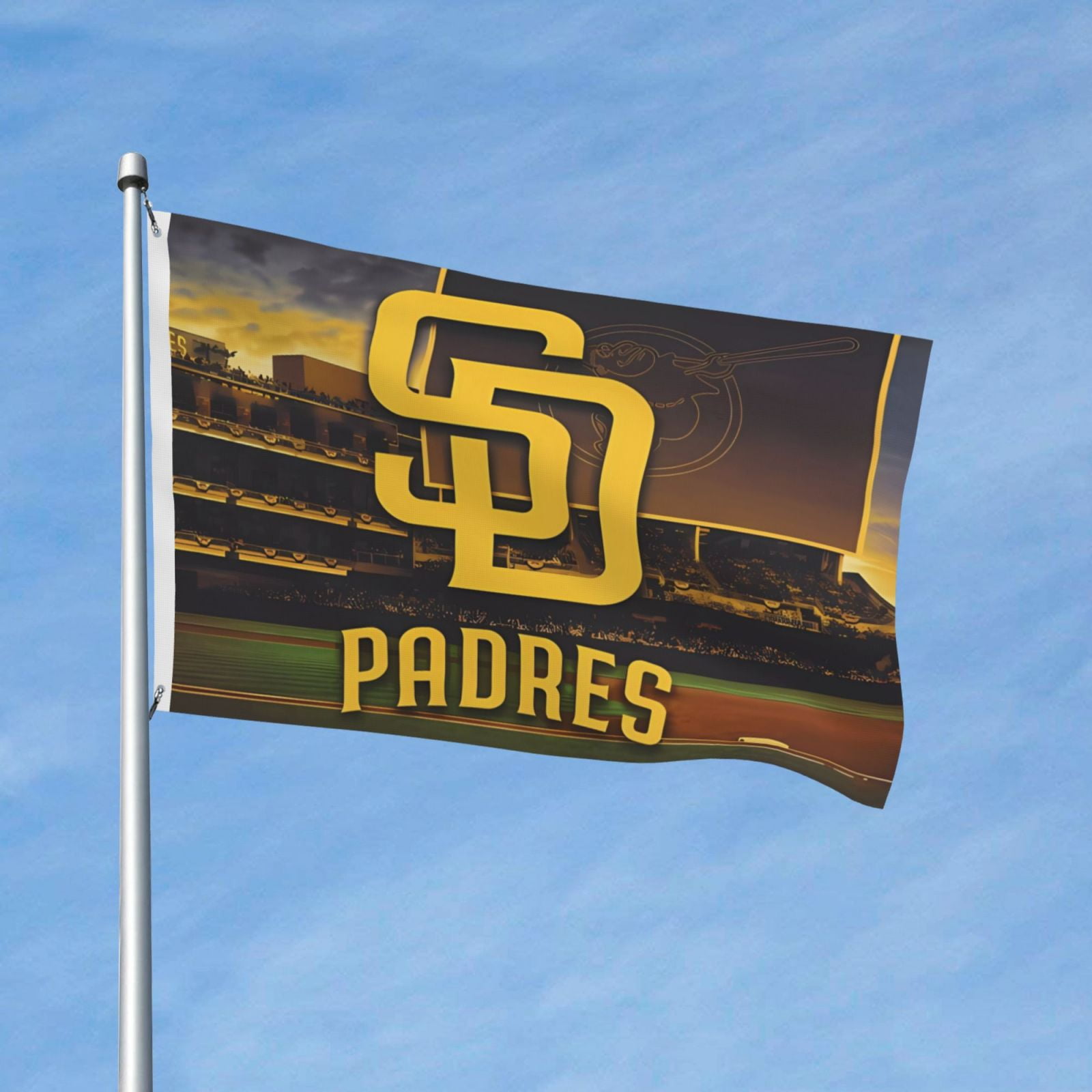 Padres Custom American Baseball Team Logo Double Sided Flag 3x5FT ...