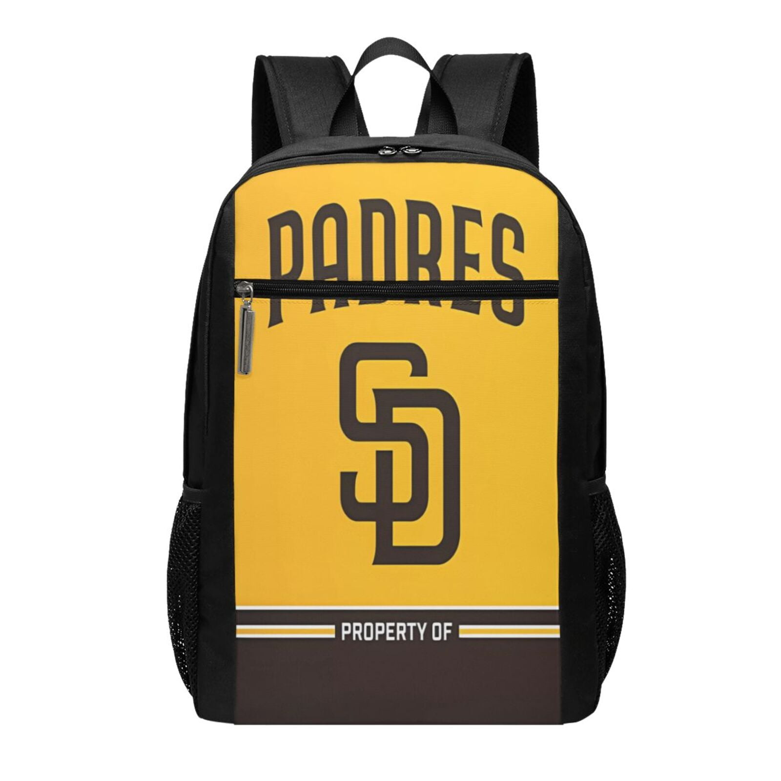 Padres Custom Baseball Team Fan Style Sports Backpack Cool Teen Campus Backpack Travel Bag for ...
