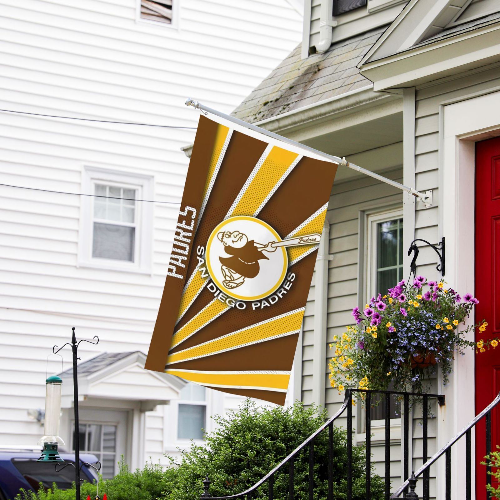 Padres Custom Outdoor Double Sided Flag 3x5ft Baseball Team Graphic ...