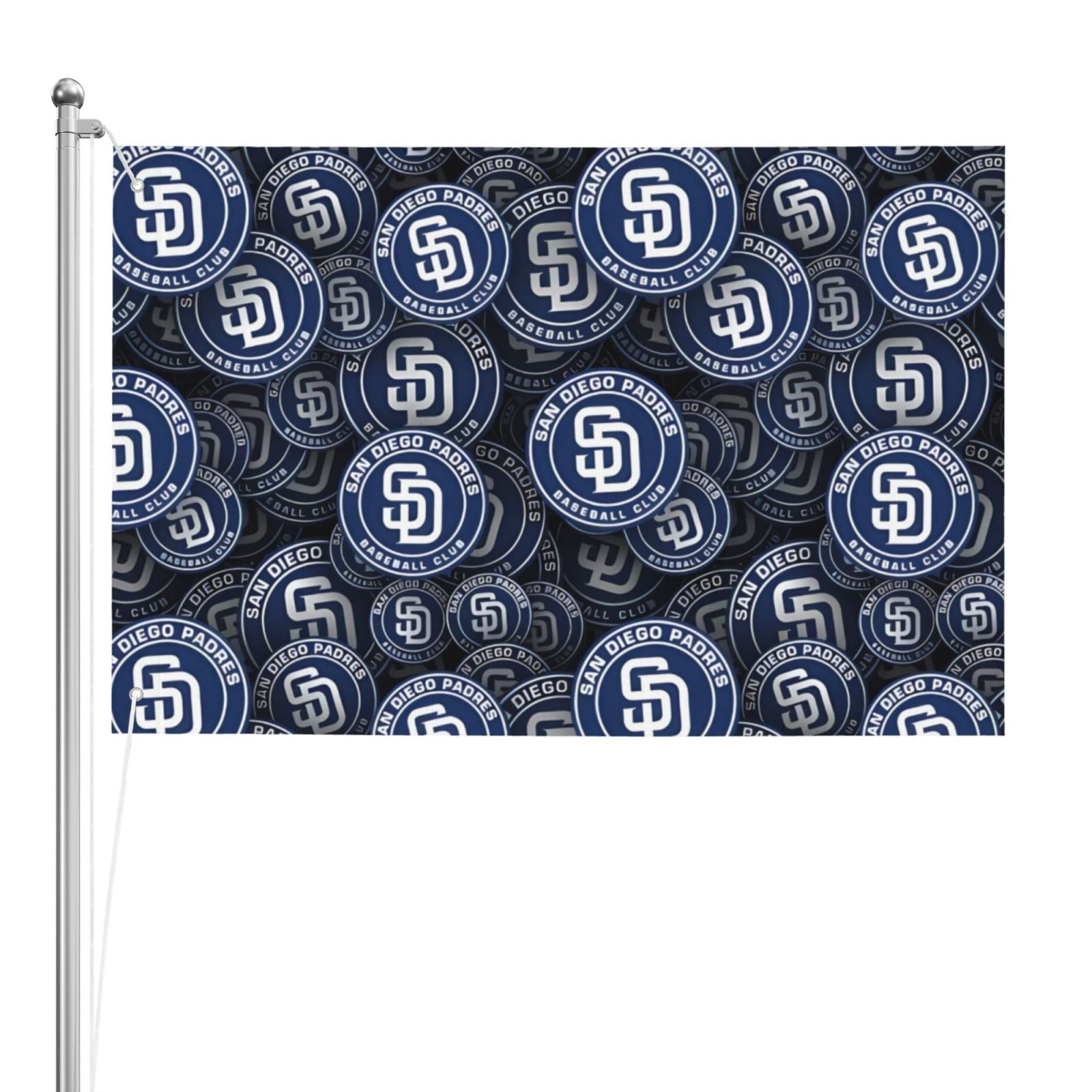 Padres Three Layer personalized Double Sided Flag Football Fans ...
