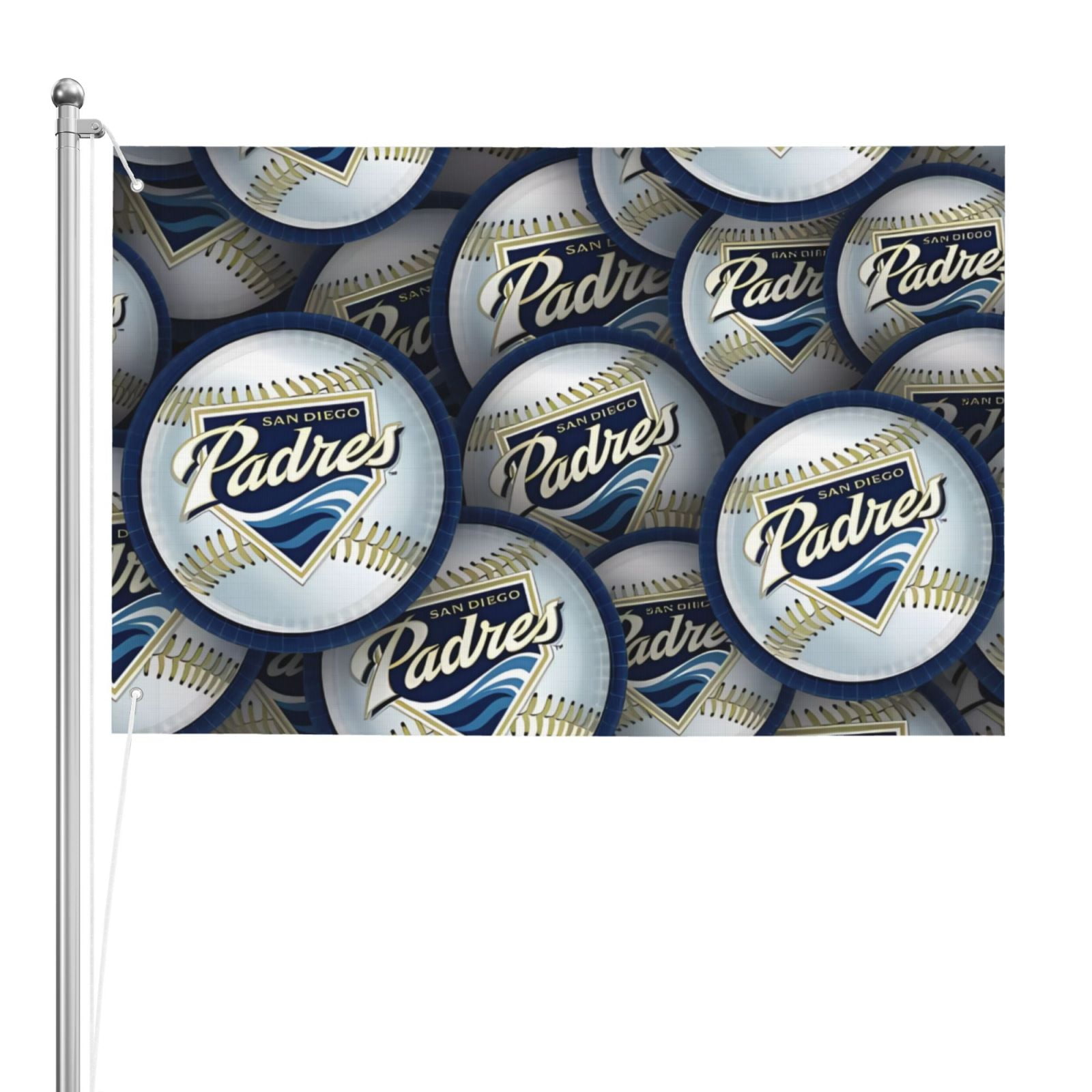 Padres Three Layer personalized Double Sided Flag Football Fans ...