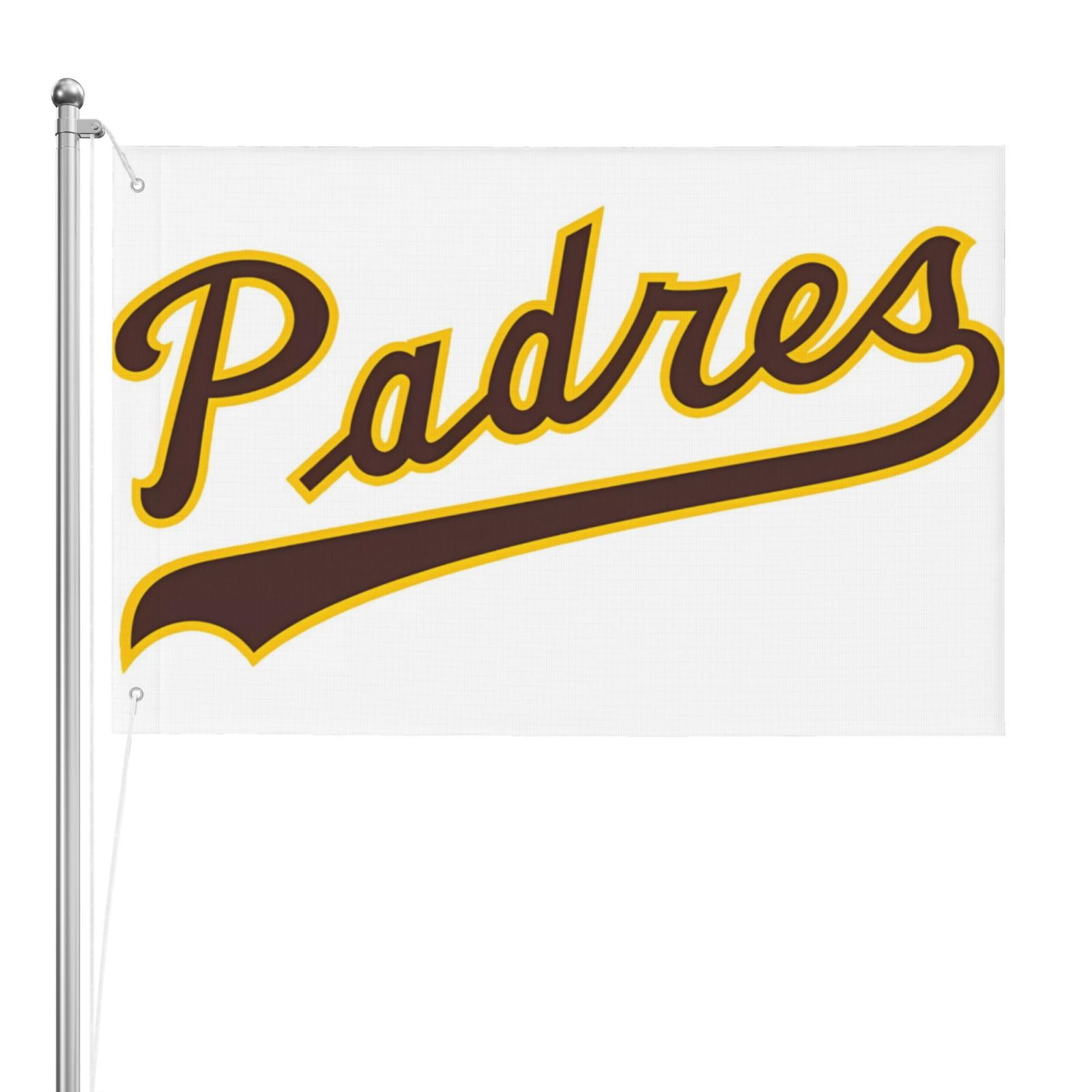 Padres Three Layer personalized Double Sided Flag Football Fans ...