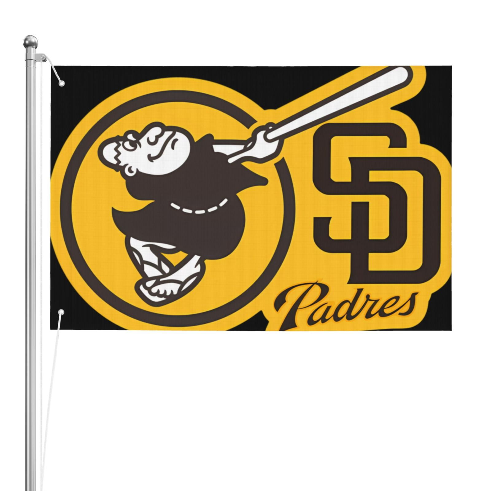 Padres Three Layer personalized Double Sided Flag Football Fans ...
