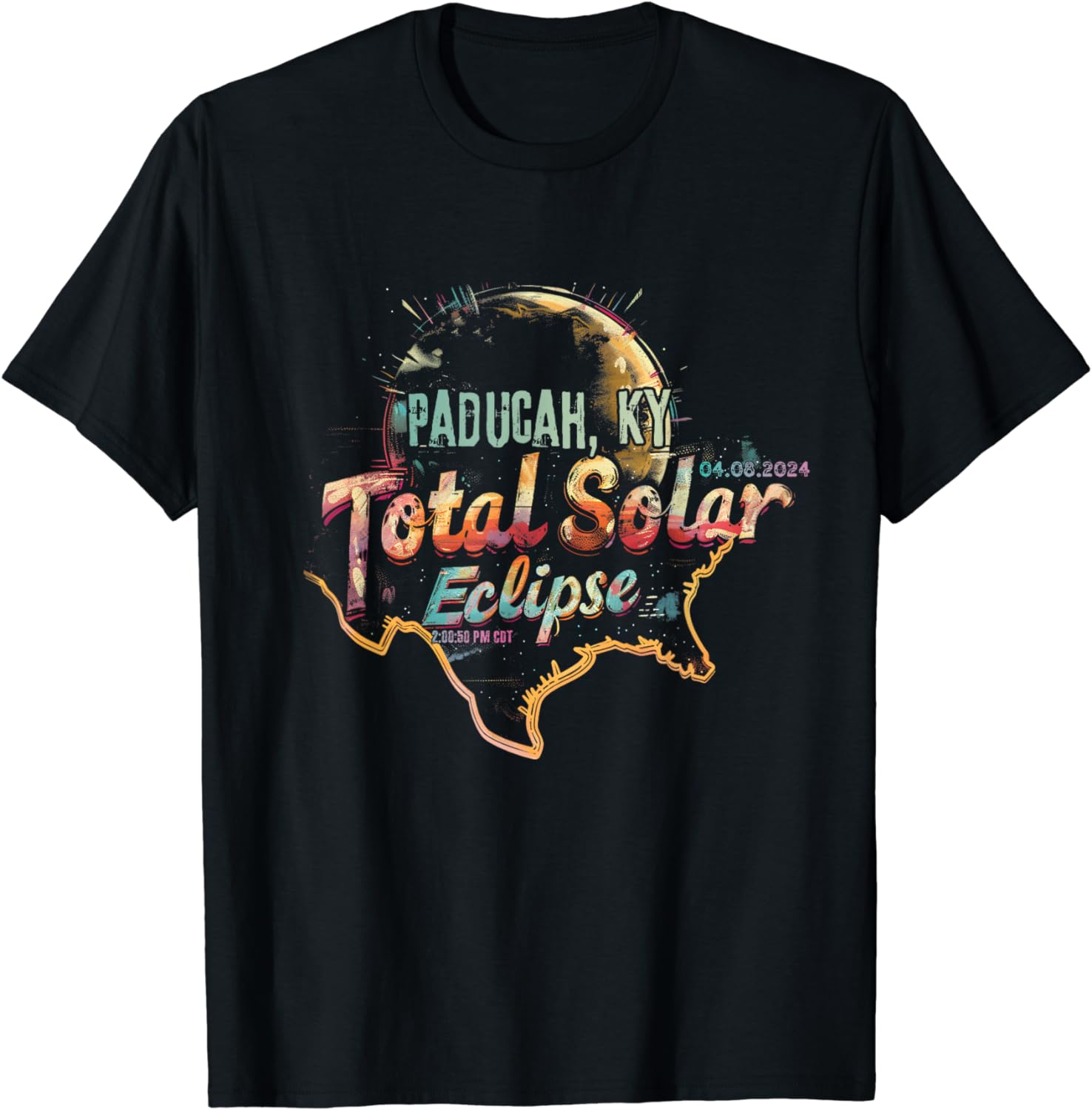 Paducah, KY 2024 Total Solar Eclipse T-Shirt - Walmart.com