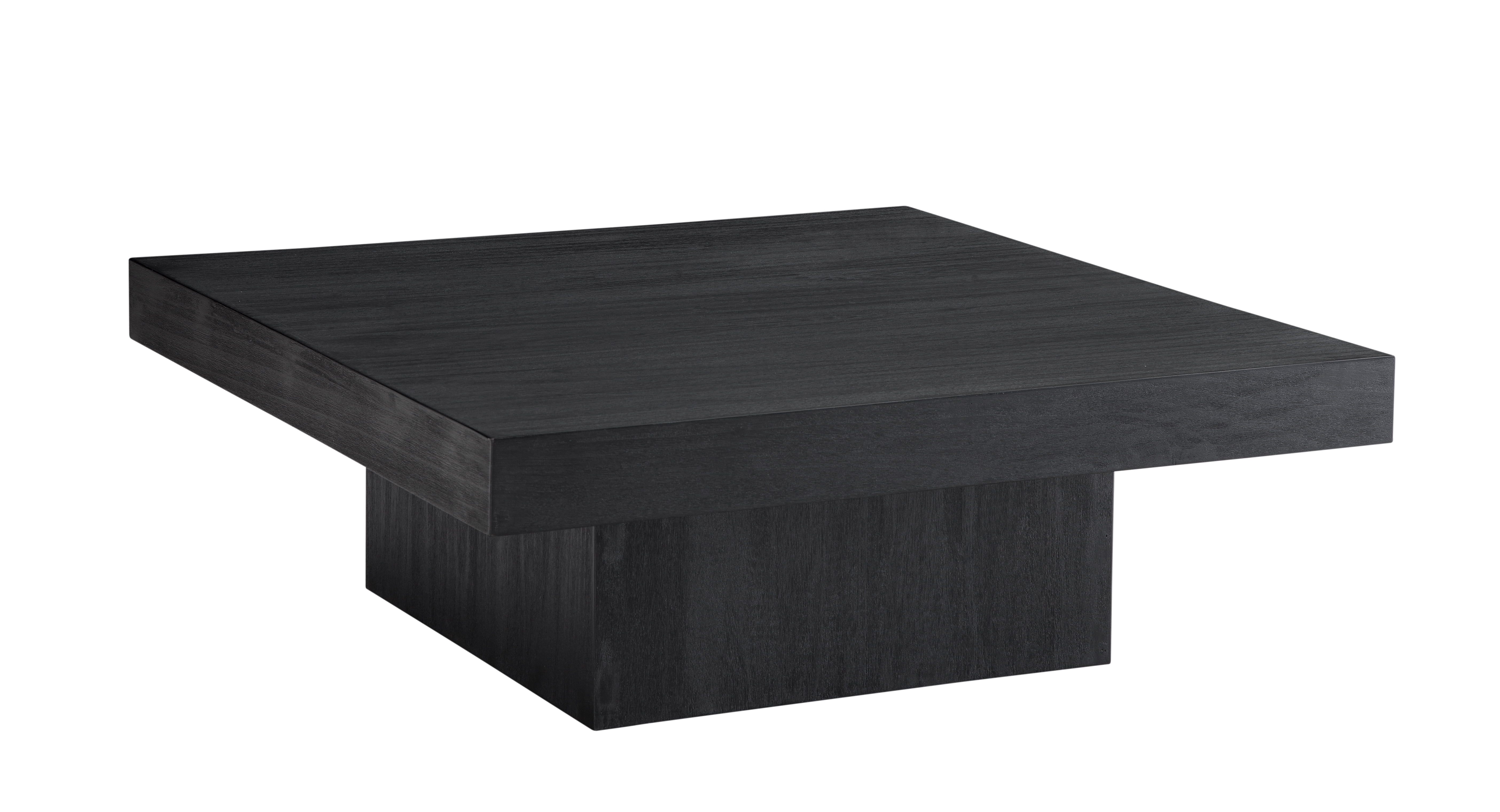 Padula Modern Wooden Coffee Cocktail Table in Dusty Black Finish ...