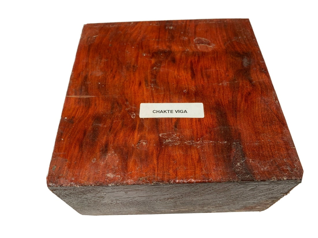 Paela/Chakte Viga Exotic Hardwood Bowl Turning Wood Blank - 6" x 6" x 3 ...