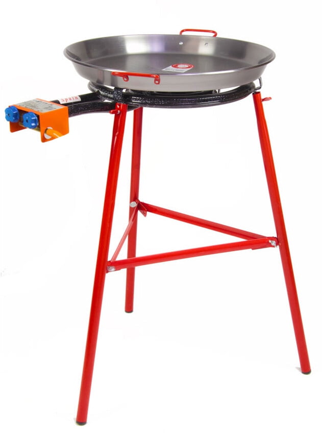 Paella Pan + Paella Burner and Stand Set - Complate Paella Kit ...