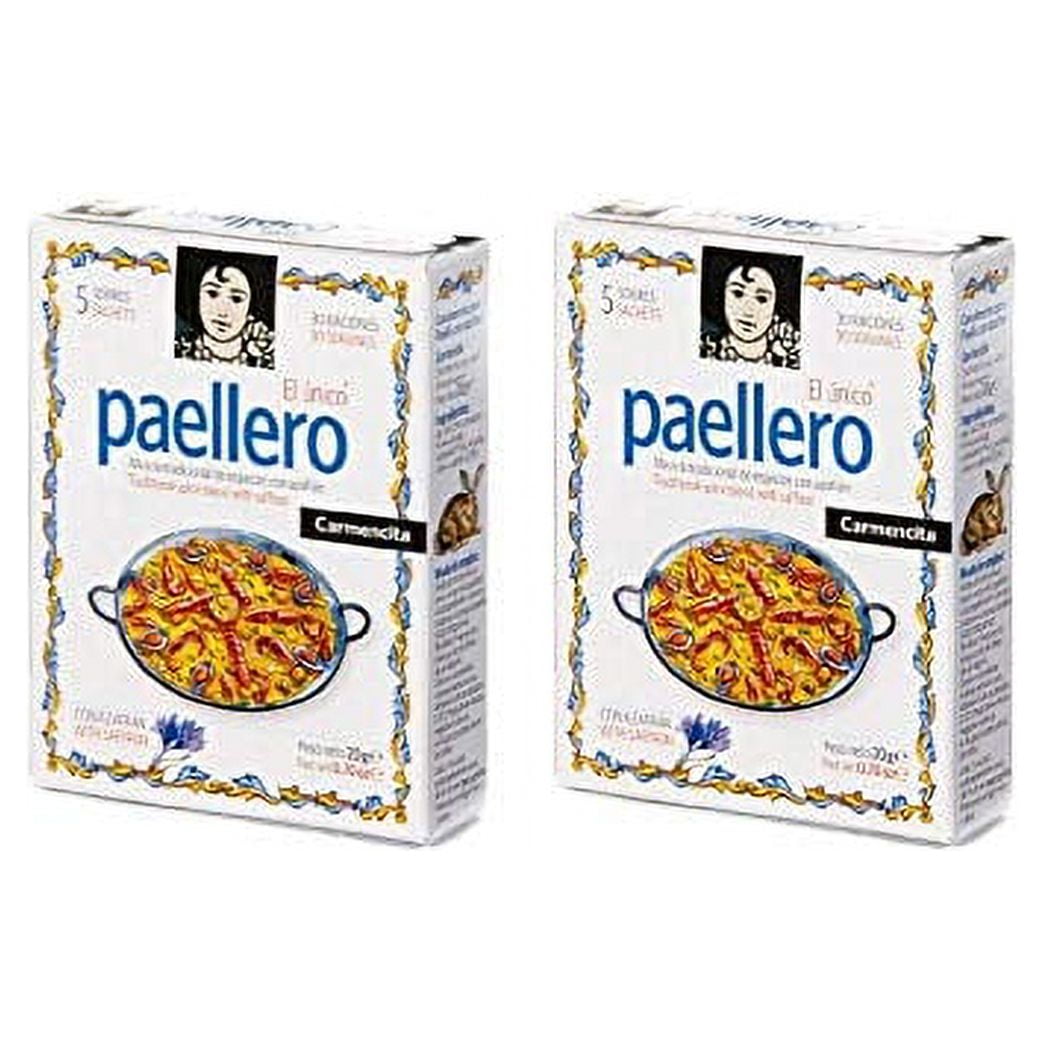 Carmencita Paellero Traditional Paella Seasoning from Spain, 5 Packets ...