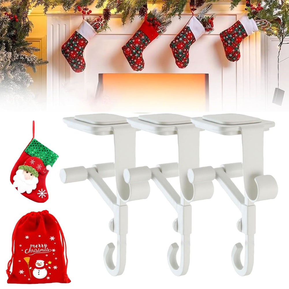 Paeose Garland Holder, 2-in-1 Fireplace Stocking and Garland Hanger for ...