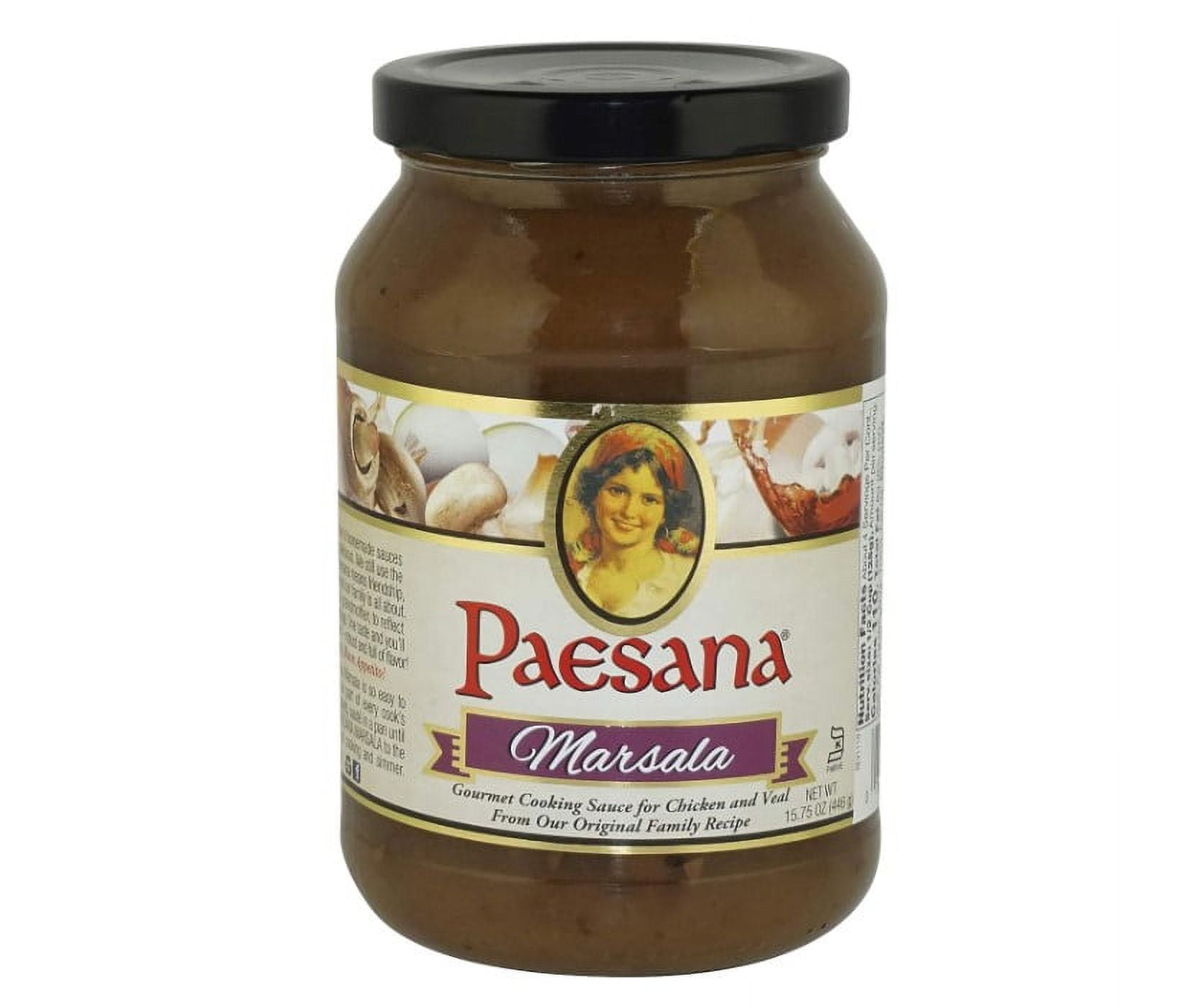 Paesana Marsala Gourmet Cooking Sauce For Chicken And Veal, 15.75 oz ...