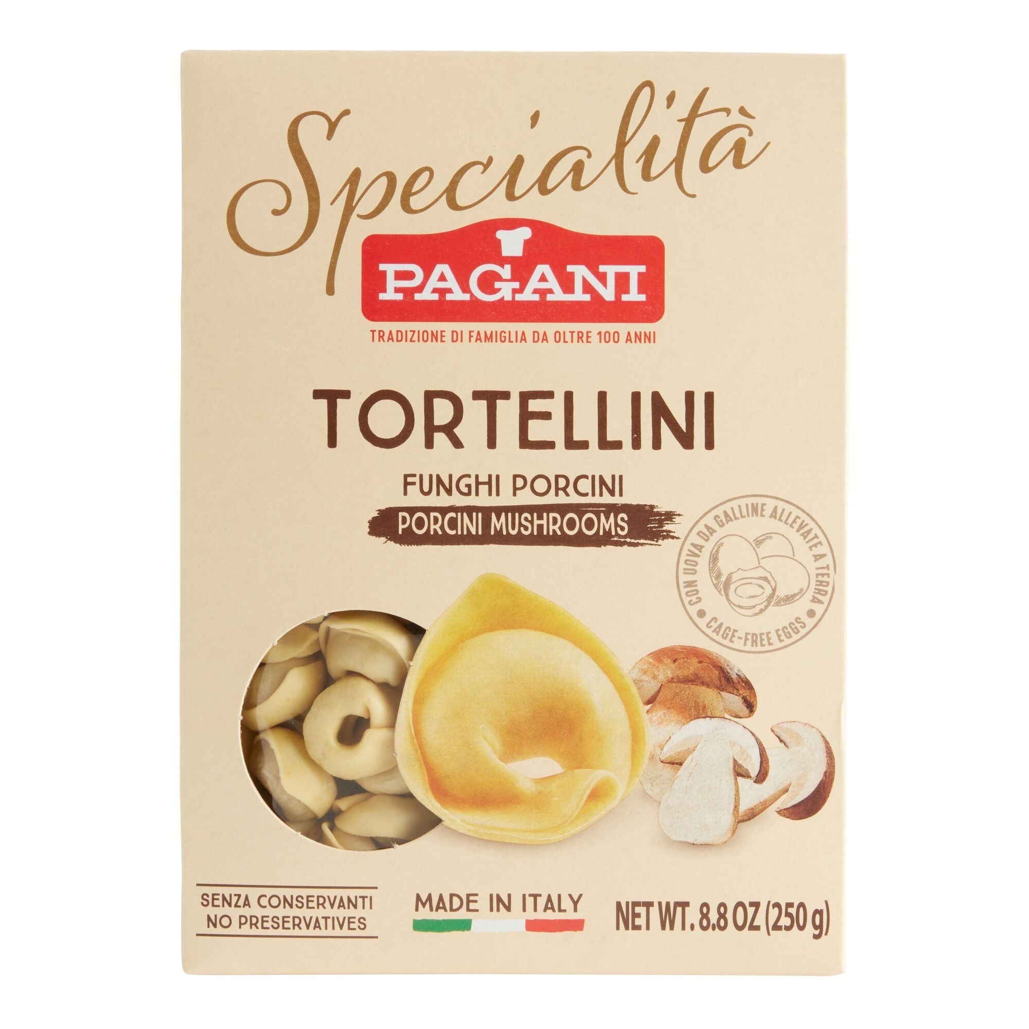 Pagani Tortellini 3x8.8oz - Vegan pasta for supermarkets - Walmart ...