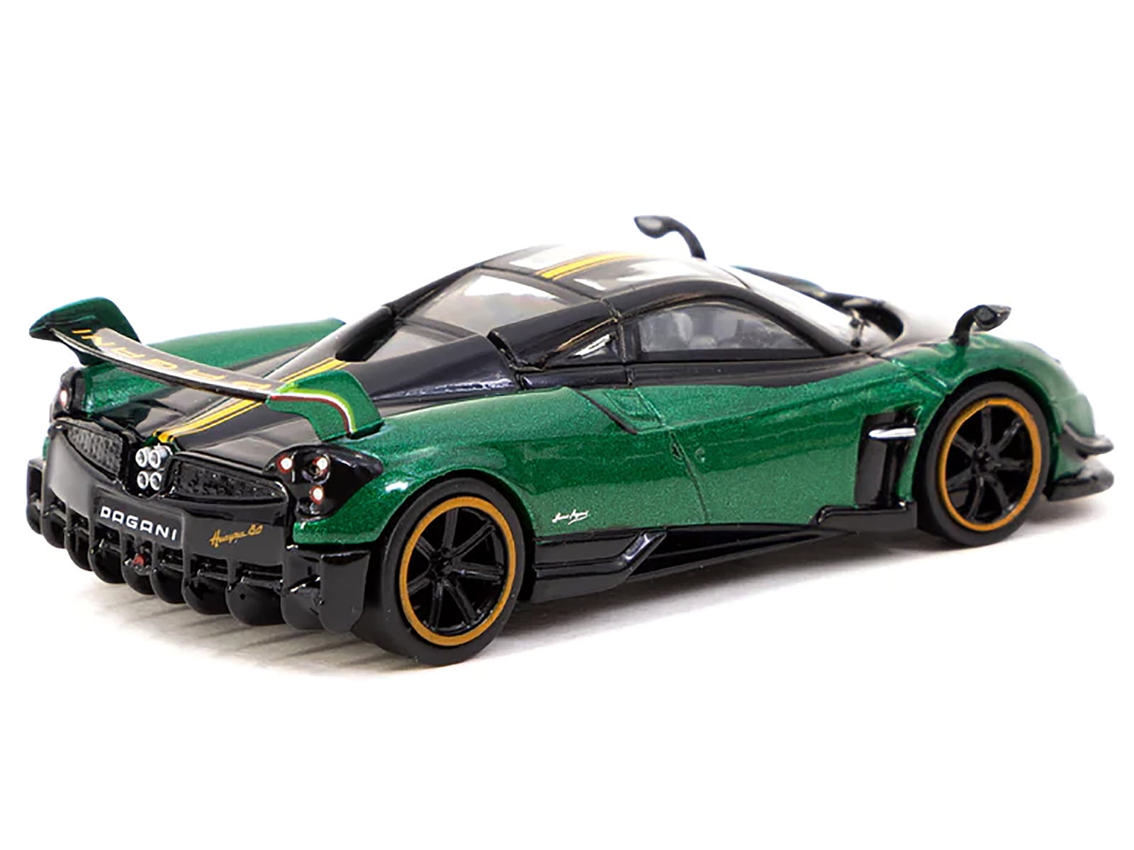 Pagani Huayra BC Trifoglio Verde Green Metallic and Black with Yellow ...