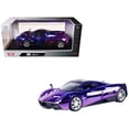 Pagani Huayra Pink and Purple Chrome "Custom Wrap" Series 1/24 Diecast ...