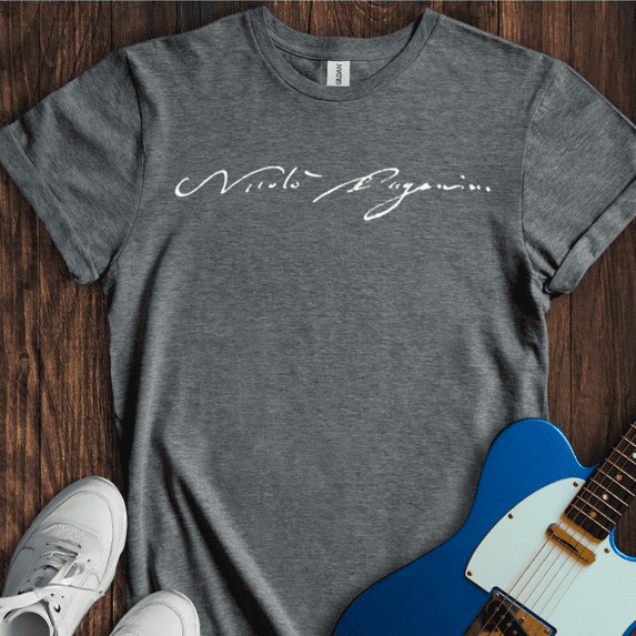 Paganini Signature T-Shirt - Walmart.com