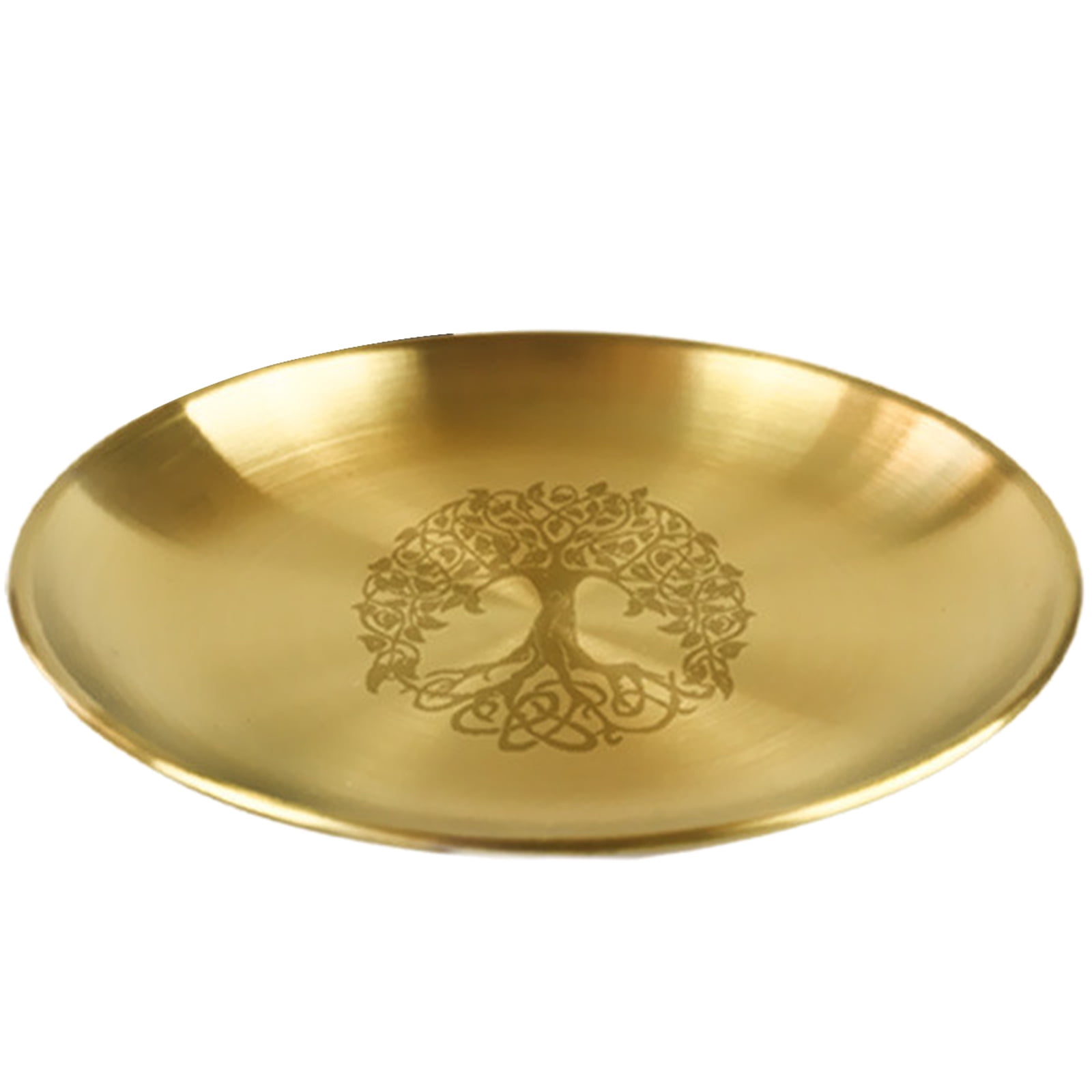 Pagans Ritual Tray Stainless Steel Altar Tree Pattern Plate Unique ...