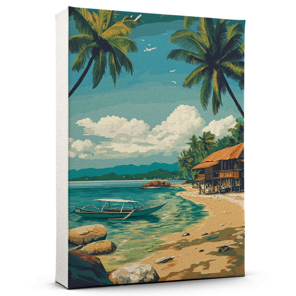 Pagbilao Canvas, Travel Canvas, City Prints Wall Decor, Philippines Canvas Decor, Pagbilao ...