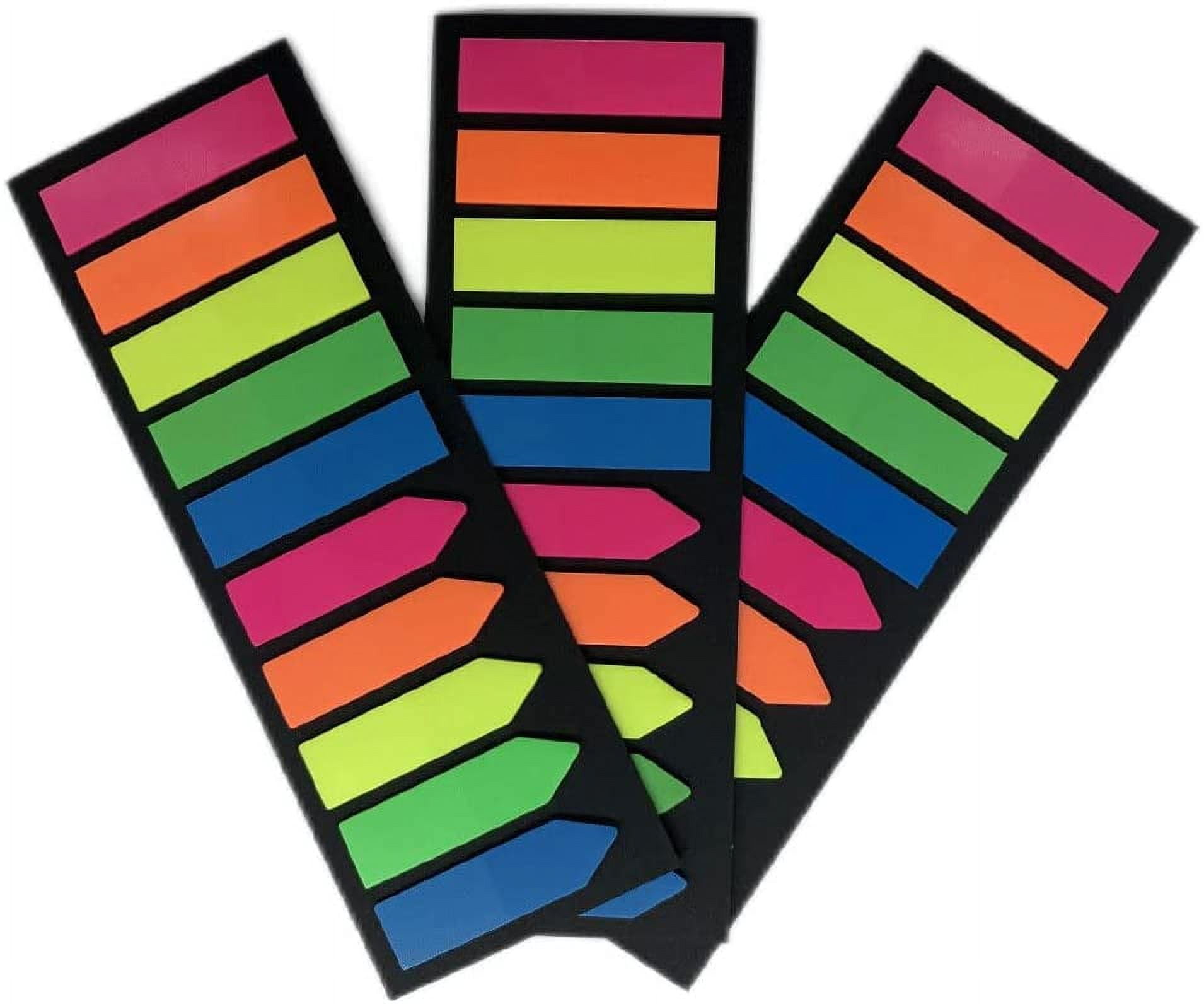 Page Marker Color Fluorescent Stickers Translucent Sticky Note Flags ...