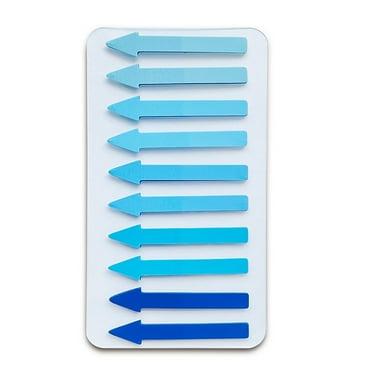 BAZIC Neon Page Markers 0.5x1.7 Arrow Flag Tabs, (250 Flags/Pack), 1 ...