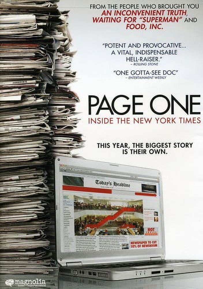 Page One: Inside the New York Times (DVD), Magnolia Home Ent, Documentary - Walmart.com