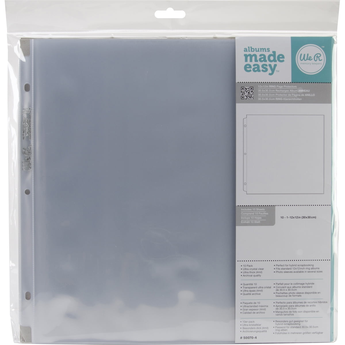 Page Protector 12X12 10Pk - Walmart.com