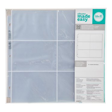 We R Memory Keepers - Scrapbook Photo Page Sheets - Clear Ring Albums ...