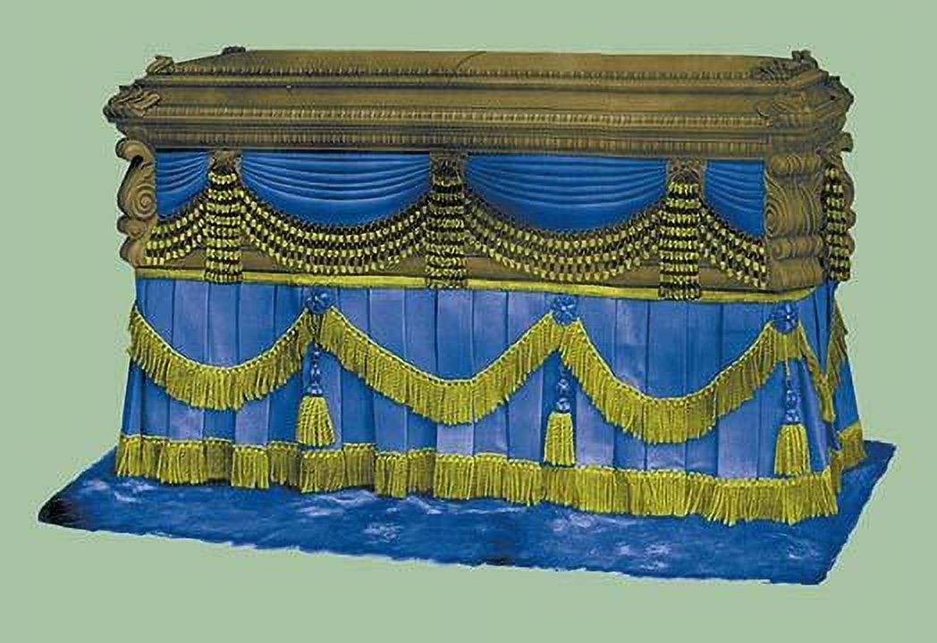 Page from a salesman's catalog selling tombstones, coffins, and graves ...