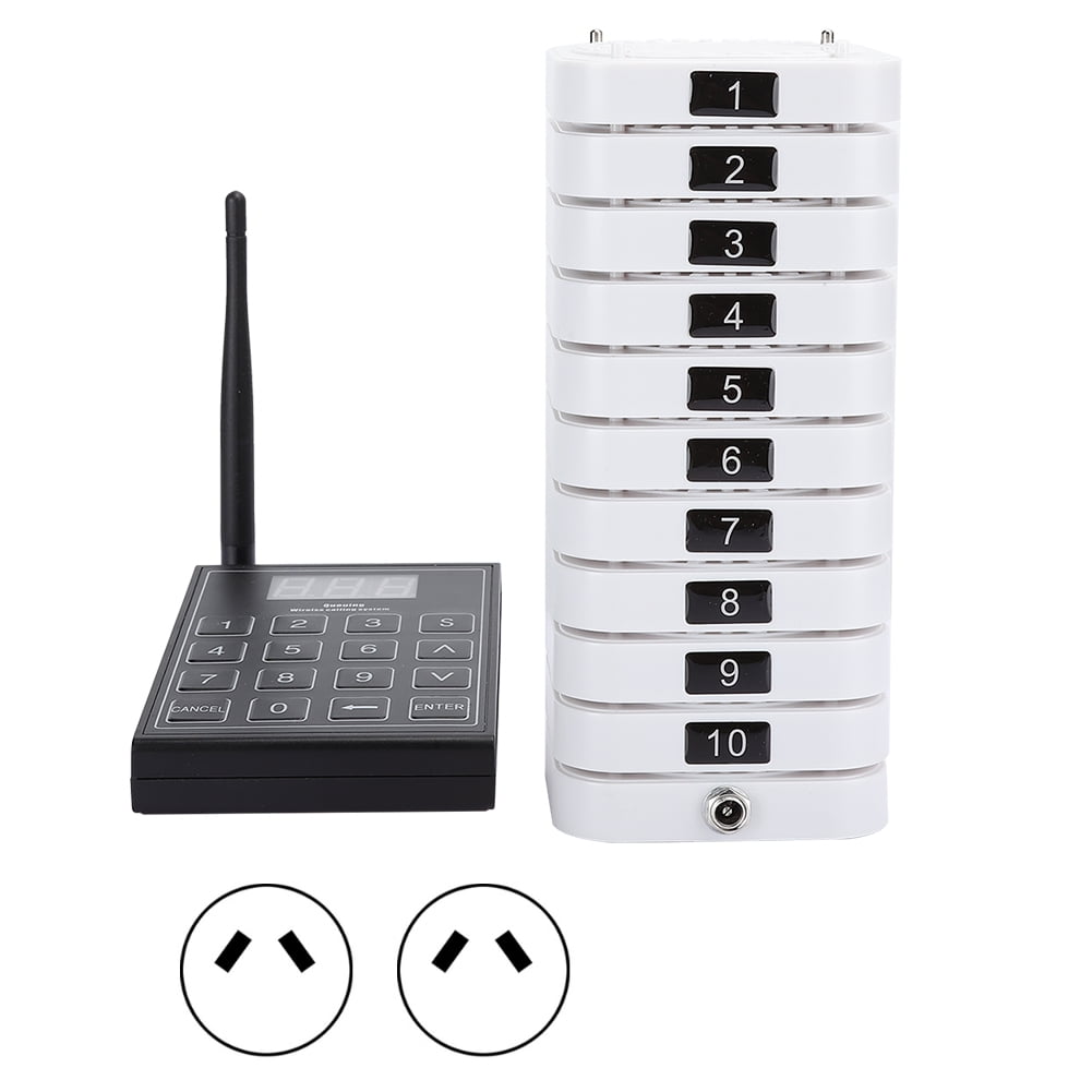 Pager Meal Puller Queue Wireless Calling System Receiver for Restaurant ...