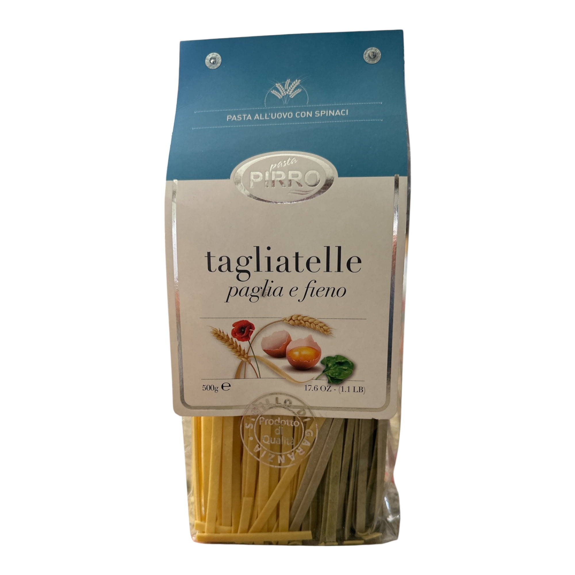 Paglia e Fieno Tagliatelle Egg Pasta with Spinach 17.6 OZ (1.1LB ...
