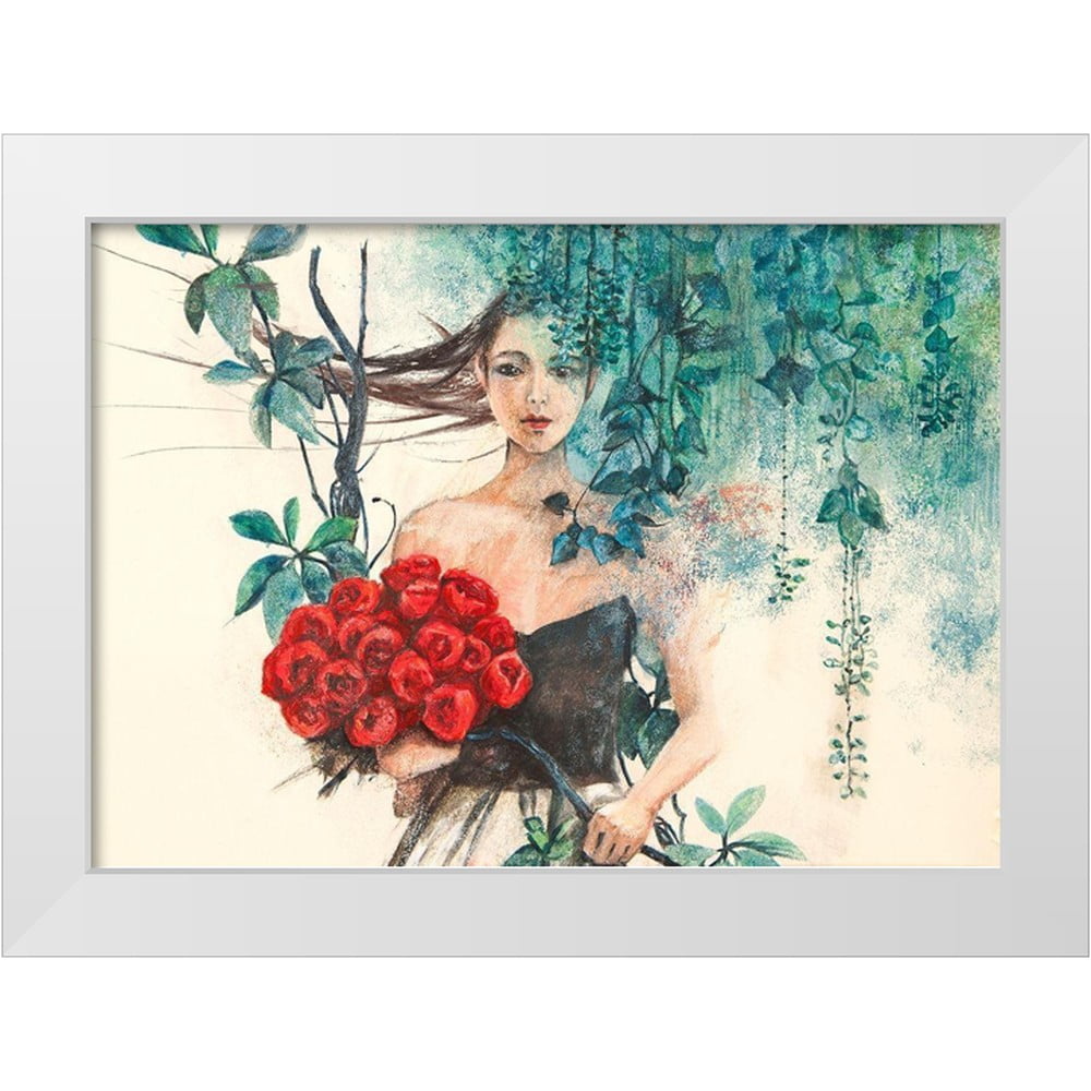 Pagnoni, Erica 32x24 White Modern Wood Framed Museum Art Print Titled ...