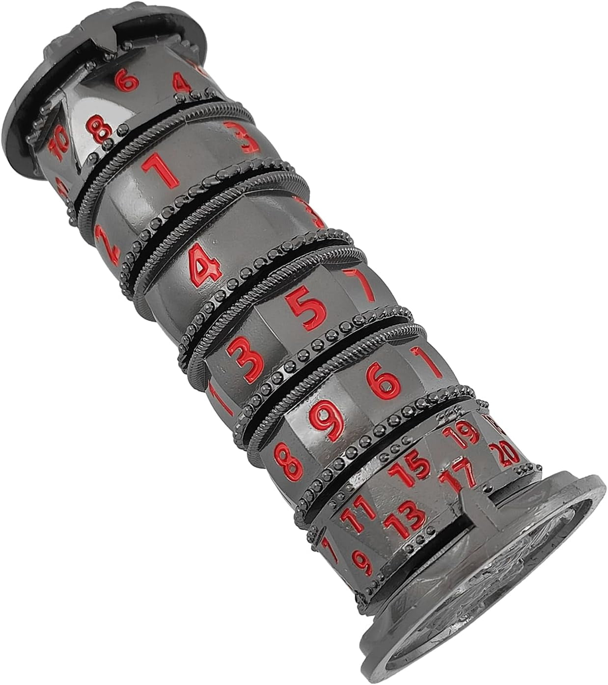 Pagoda Dice Spinner for Dungeons and Dragons,Metal D&D Unique Roulette Dice,D4 D6 D8 D10 D12 D20 ...