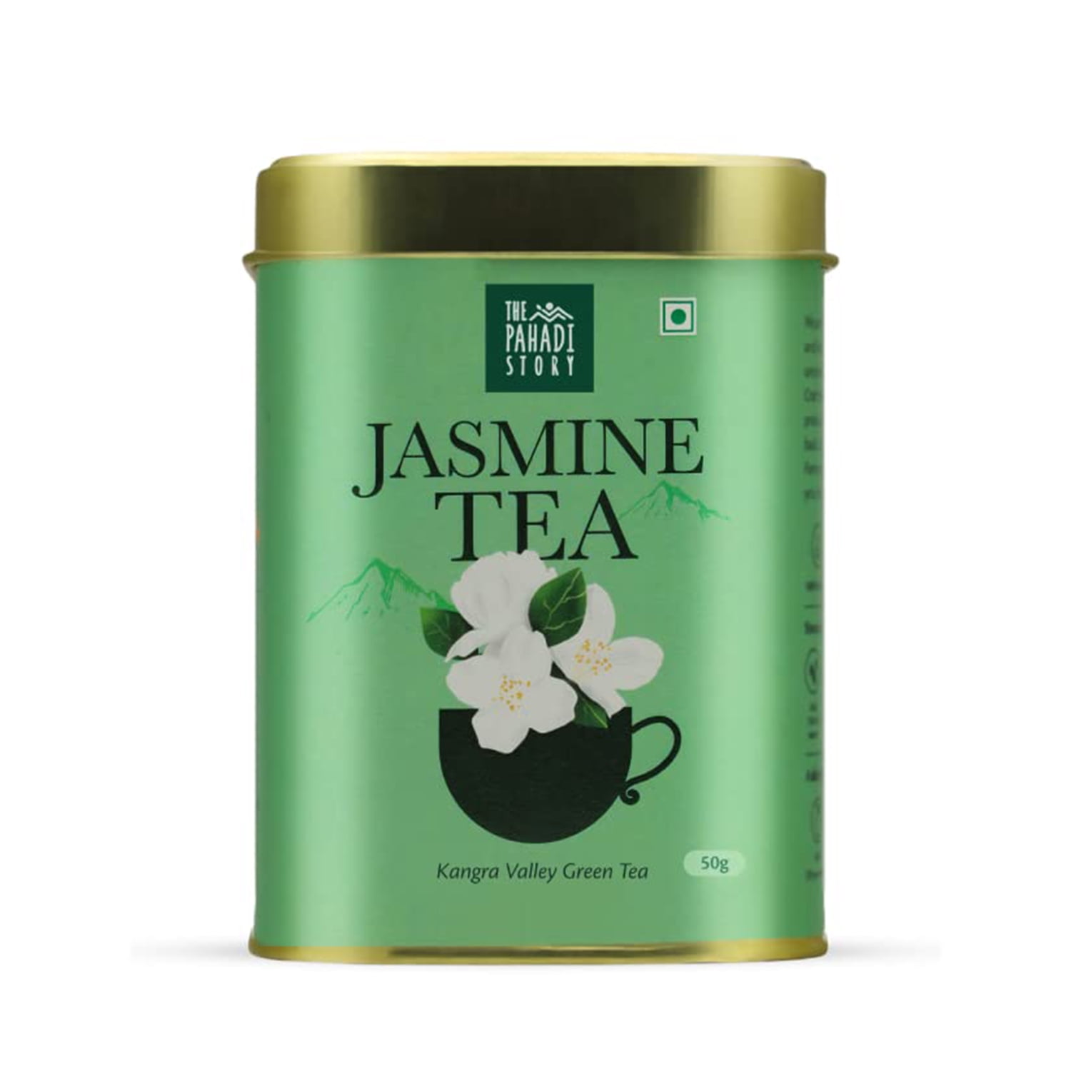 The Pahadi Story Jasmine Tea (50g Serves 25 Cups) Natural Dried Jasmine Flowers with Green Tea ...