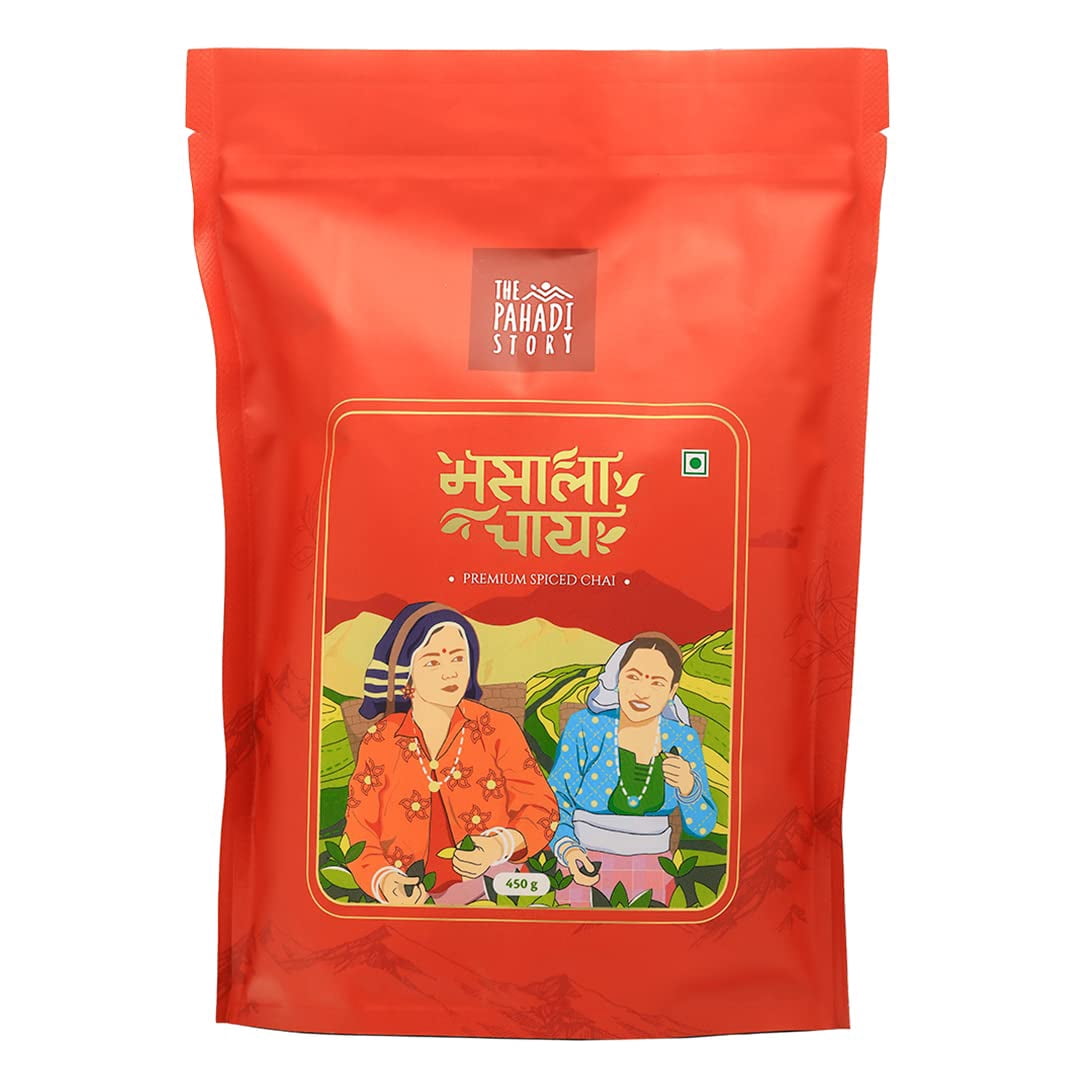 The Pahadi Story Masala Chai - 450gm, 15.8 Ounce | Made With 100% ...