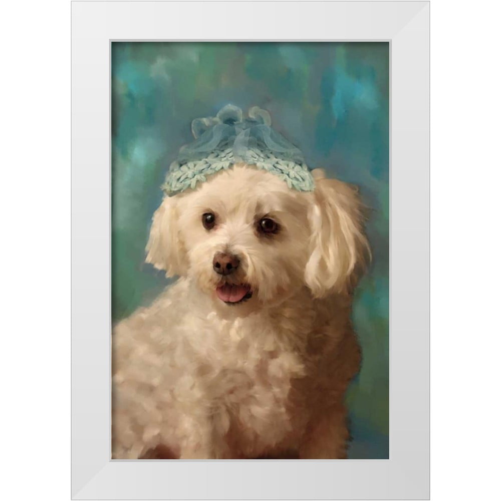 Pahl, Janel 17x24 White Modern Wood Framed Museum Art Print Titled - Miss. Foo Foo - Walmart.com