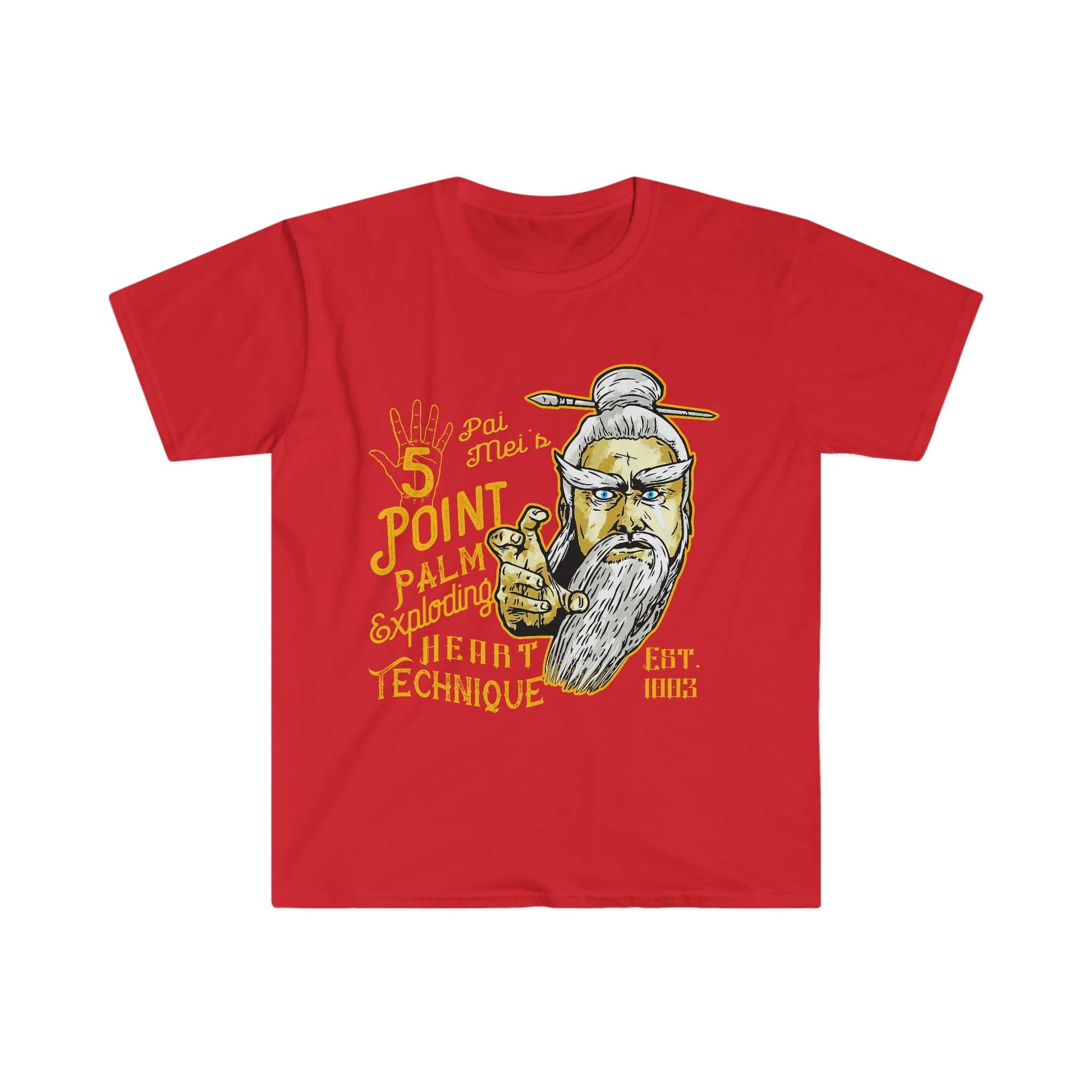 Pai Mei 5 Point Palm Exploding Heart technique T-Shirt - Walmart.com