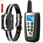 Petrainer PET998DBB2 100% Waterproof Dog Shock Collar with Remote Dog Training Collar with Beep ...