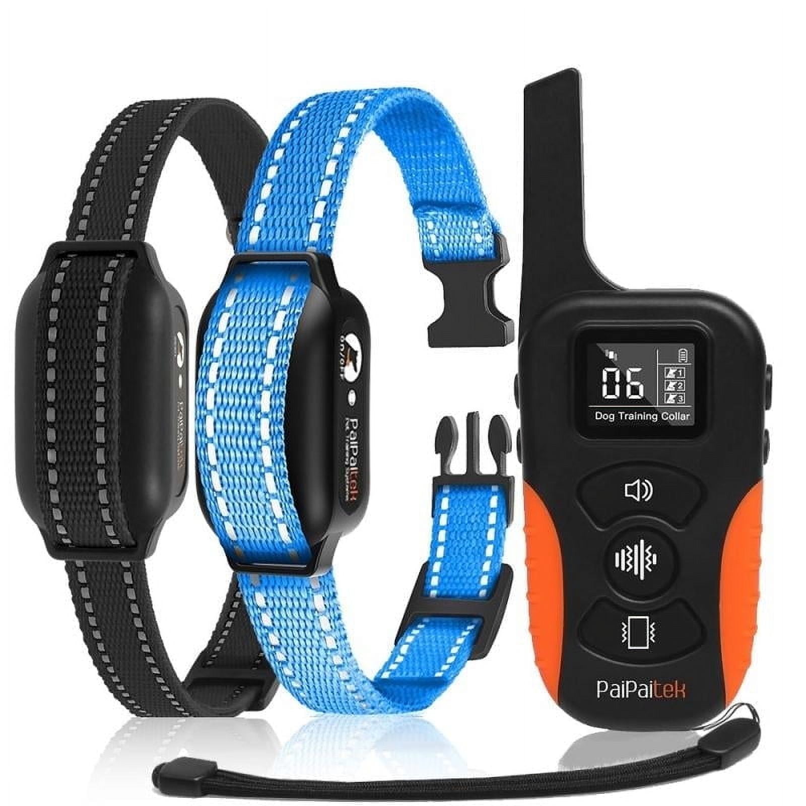 PaiPaitek Dog Collar with Remote Control - No Shock Collar 3300 FT ...