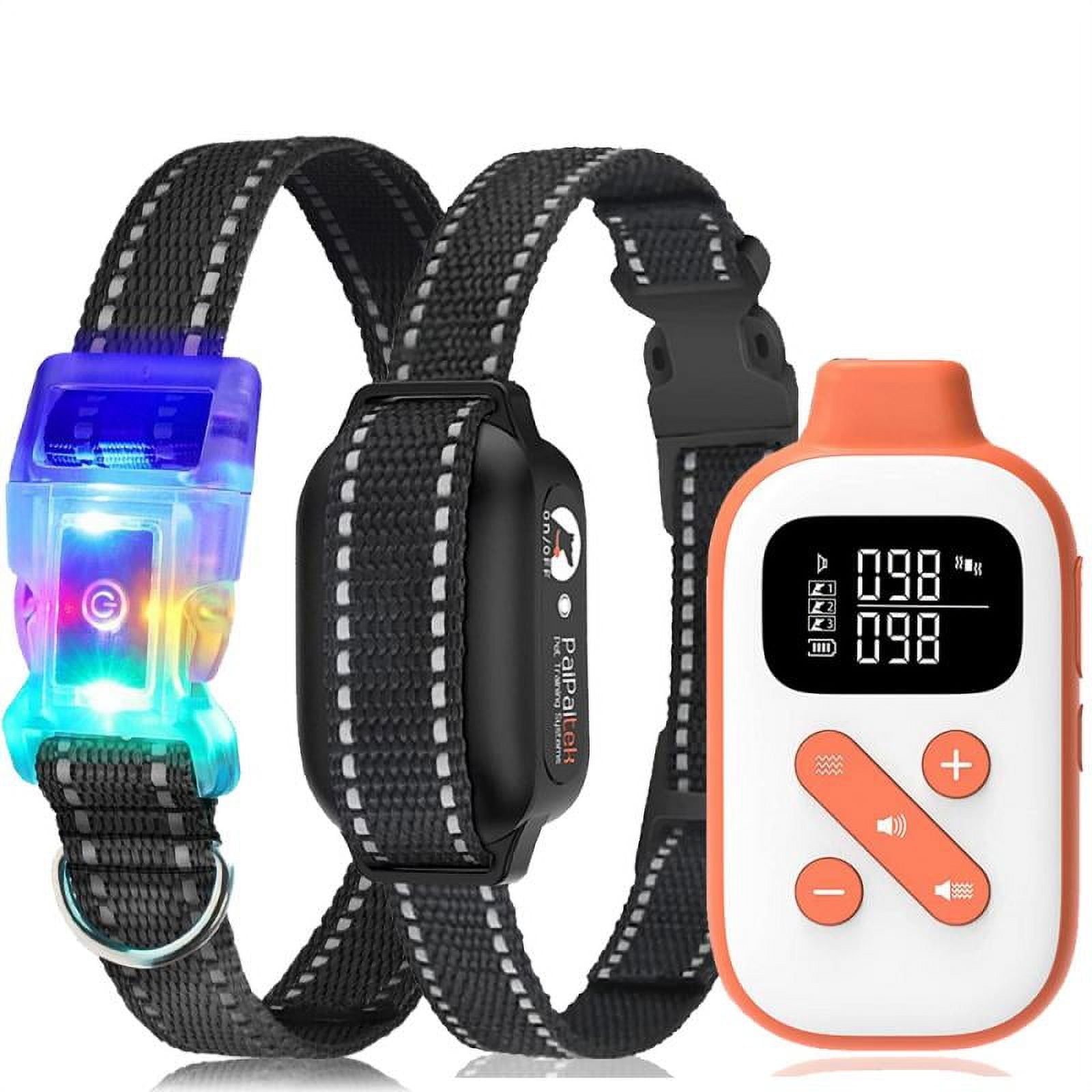 PaiPaitek Dog Vibrating Collar,3300ft Range Dog Training Collar with ...