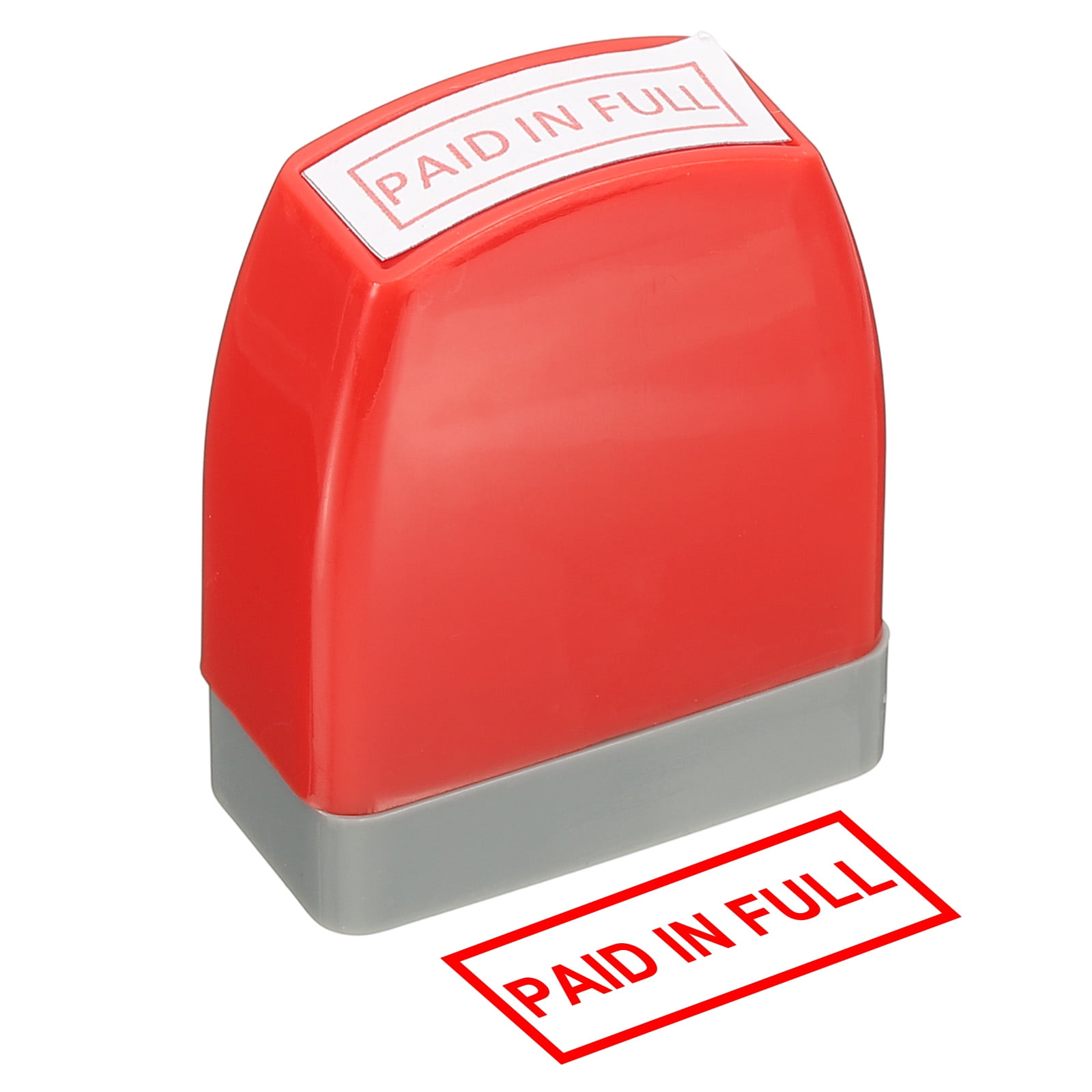 Paid in Full Notice Stamp Self Inking, Red Ink Office Stamps Pre Inked ...