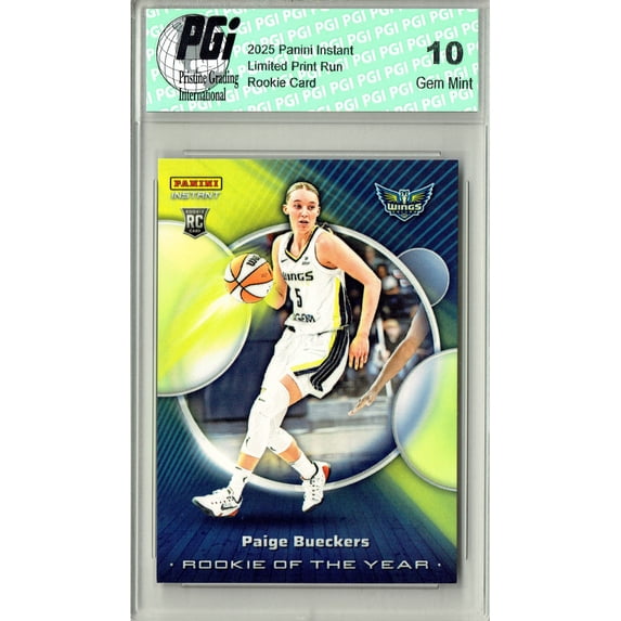 Paige Bueckers 2025 Panini Instant #AW-ROY Rookie of the Year Rookie ...