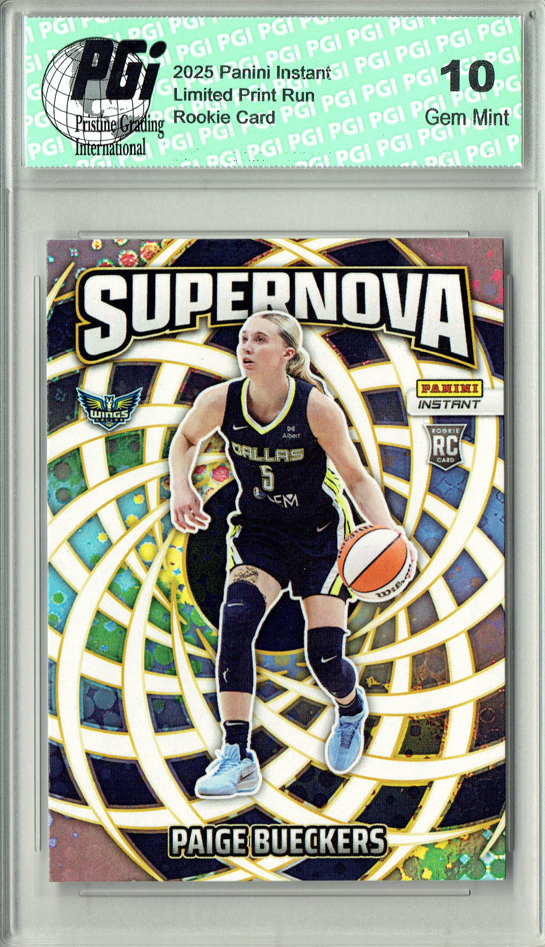 Paige Bueckers 2025 Panini Instant #SN-2 Supernova 3655 Made Rookie ...