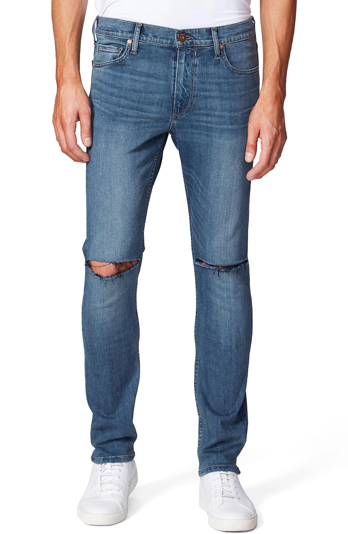 Paige Mens Lennox Ripped Slim Fit Jeans, 34 Reg - Walmart.com